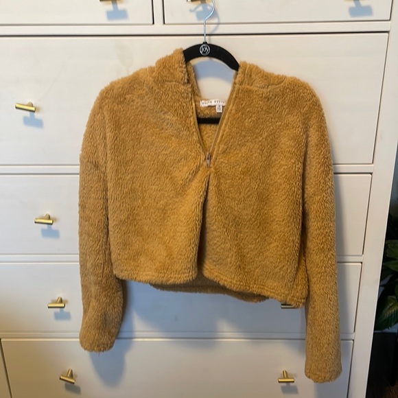 HYFVE | Jackets & Coats | Hyfve Hyfve Hyfve Brown Furry Cropped Quarter ...